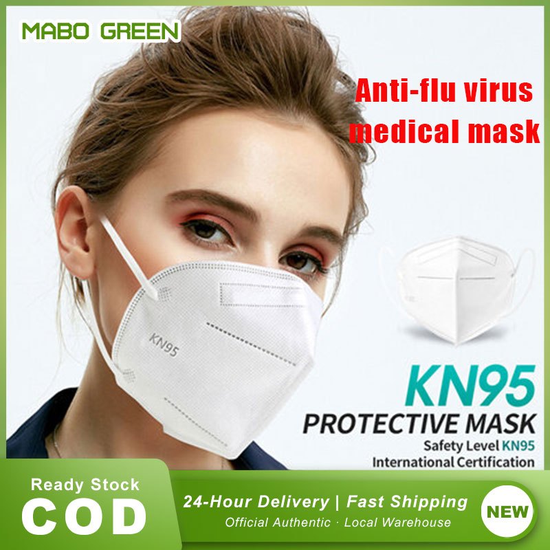 50Pcs Kn95 Anti Viral Mask 5 Layer K95 Face Mask Protection Protective ...