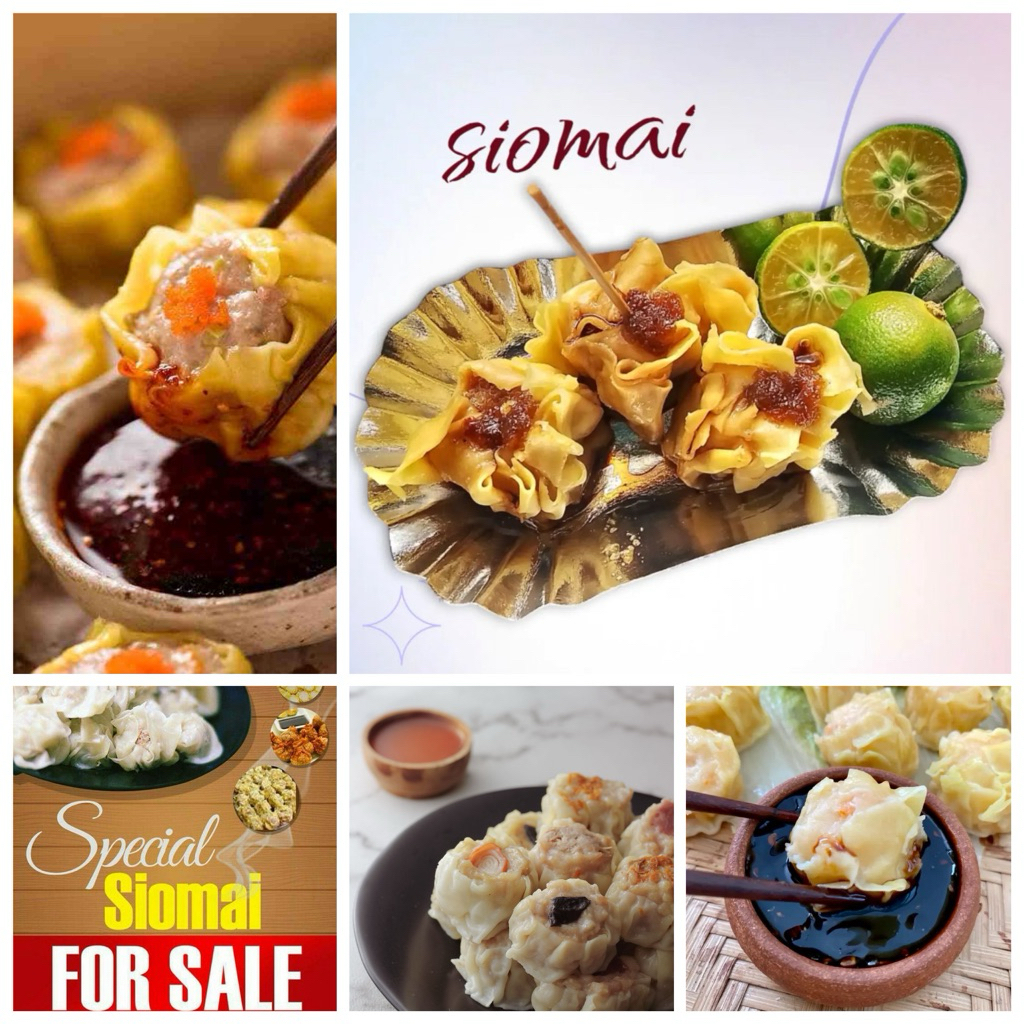 Siomai Steamed Illustrations Wall Decor A4 Size Laminated | Shopee ...