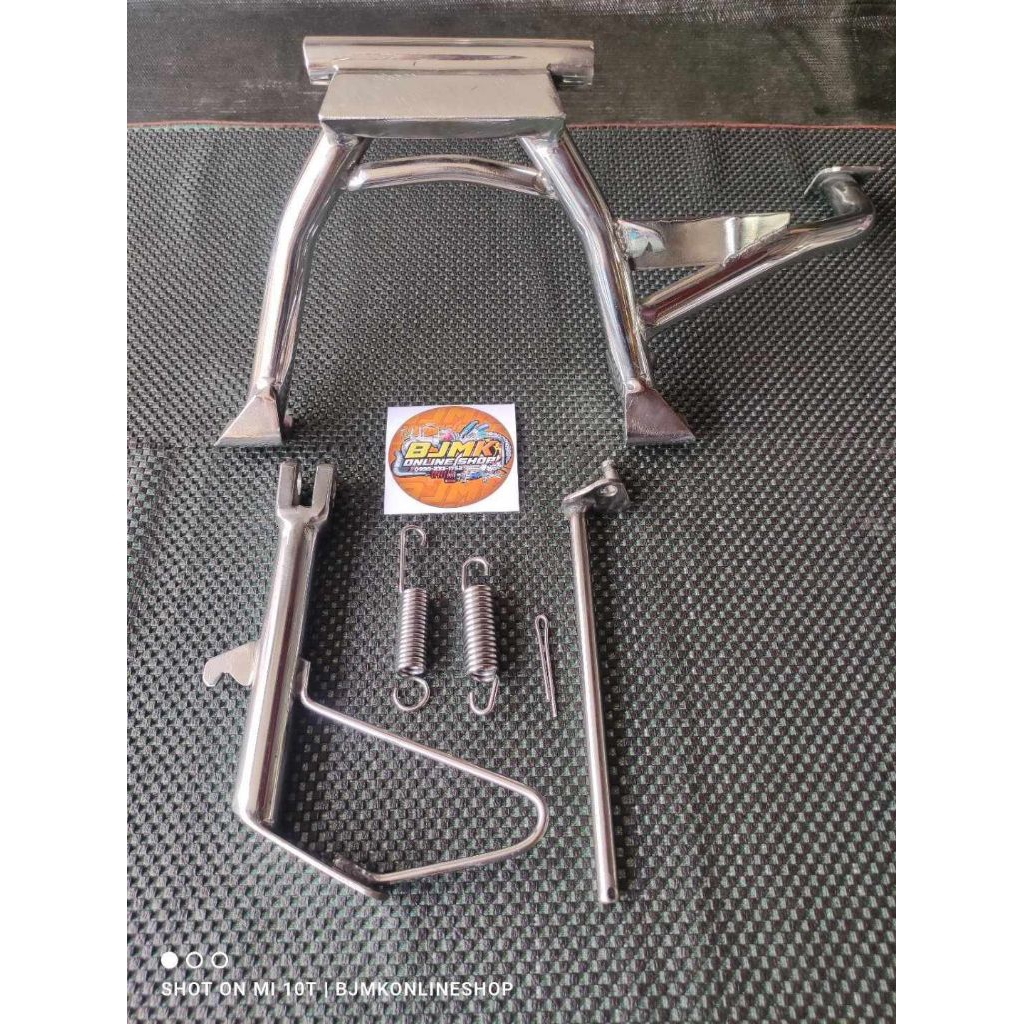 STAINLESS CENTER STAND SIDE STAND EHE ( HONDA PCX 150 & PCX 160 ...