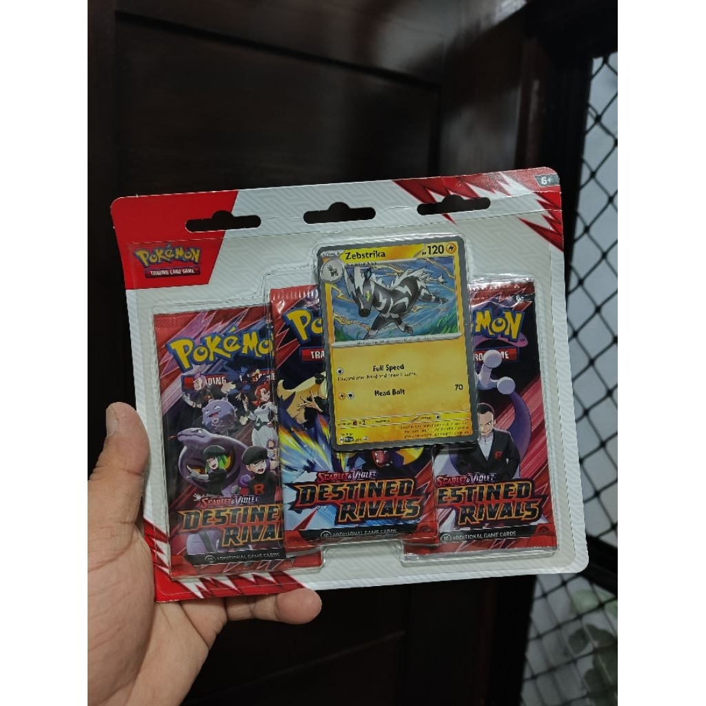 Pokemon Card Destined Rivals 3-Blister Pack | Shopee Philippines