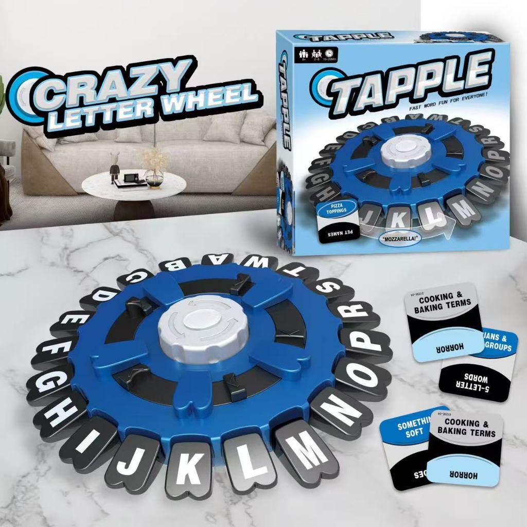 TAPPLE Word Game Fast-Paced Family Board Game Spelling Word Kids ...