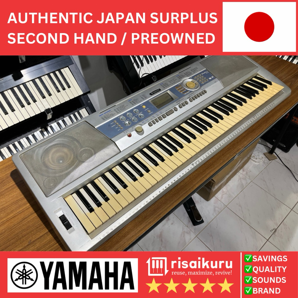 Yamaha DGX-200 Keyboard Piano Organ Synthesizer 76-Key Touch-Responsive ...