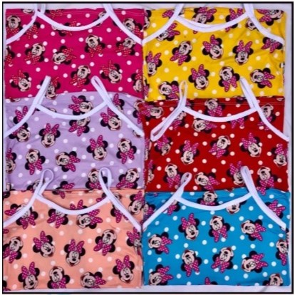 5pcs Floral Spaghetti Sando Set for Girls – Soft Cotton, Ages 1–5 SALE ...