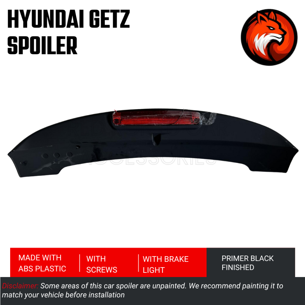 Hyundai Getz Spoiler 2006-2011, rear spoiler, roof wing spoiler, car ...