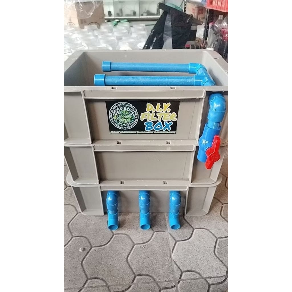 DIY FILTER BOX FOR FISH POND AND LARGE AQUARIUM OR MONSTER TANK ...
