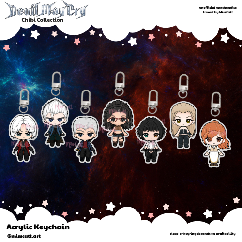 Devil May Cry Keychains | MissCatt x StarCreates | Shopee Philippines