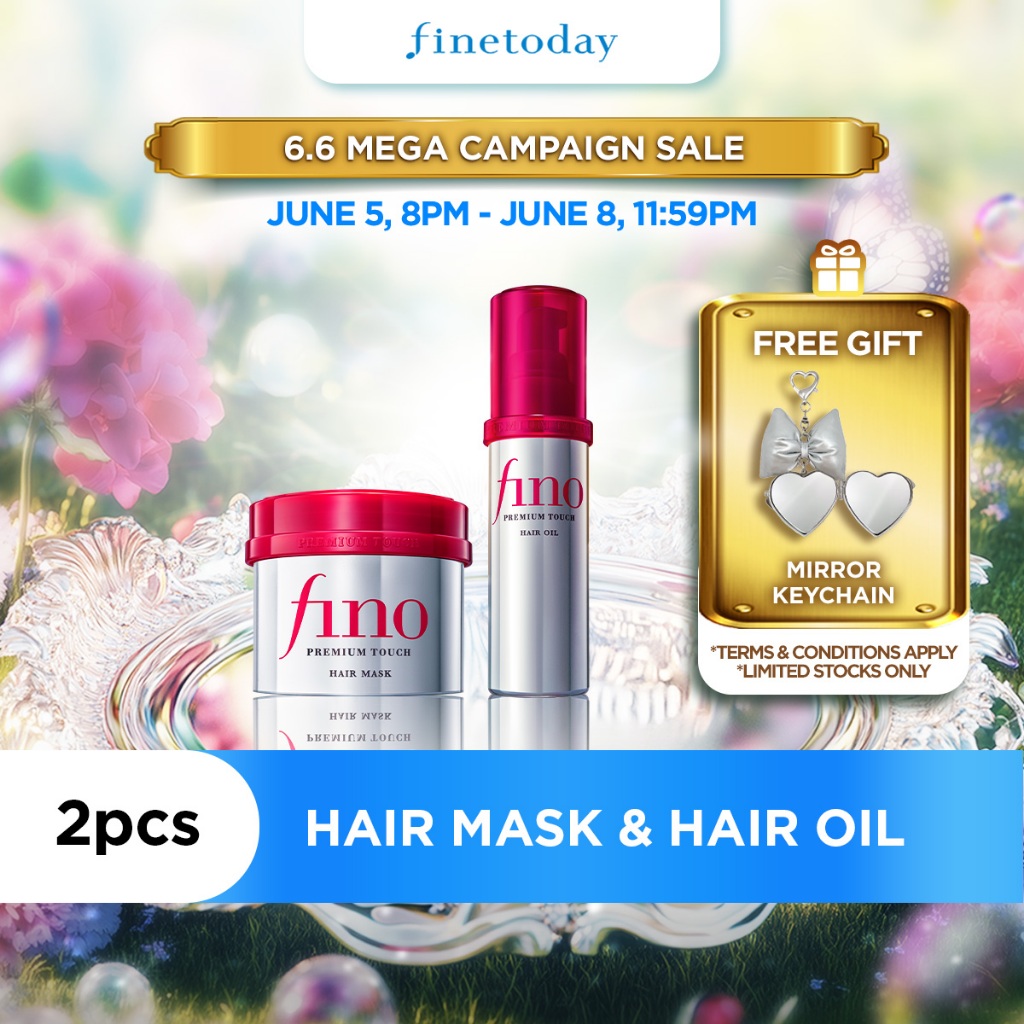 FINO Hair Mask 230g + Hair Oil 70ml | Shopee Philippines