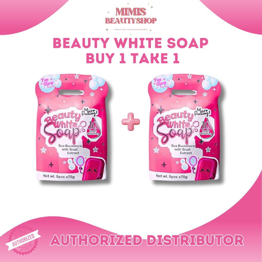 BEAUTY WHITE SOAP Micro Peeling 10x Power Whitening 5PCS BAR SOAP PER ...