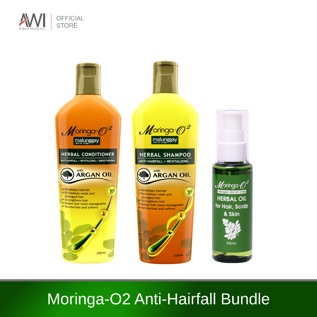 Moringa-O2 Anti-Hairfall Bundle | Shopee Philippines