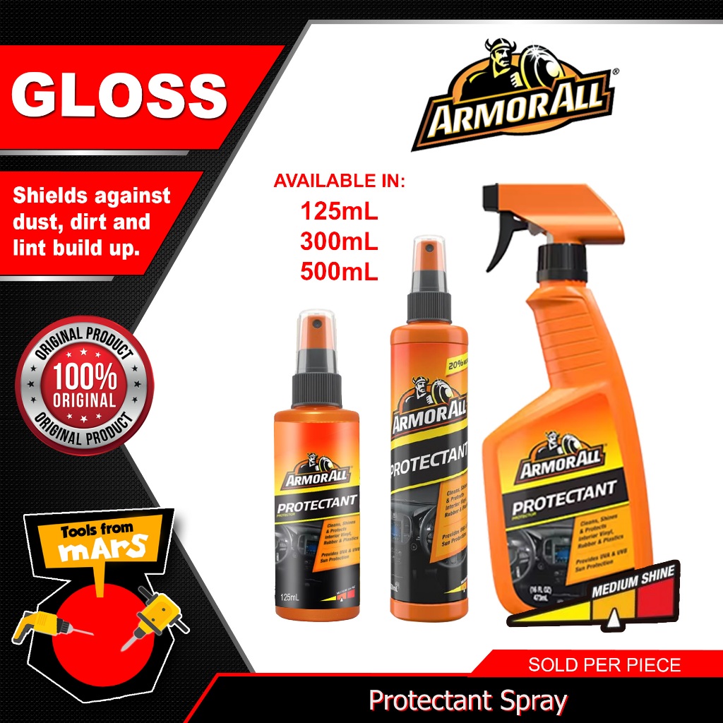 Armor All Protectant Spray 125ML | 300ML | 500ML SOLD PER PIECE Gloss ...