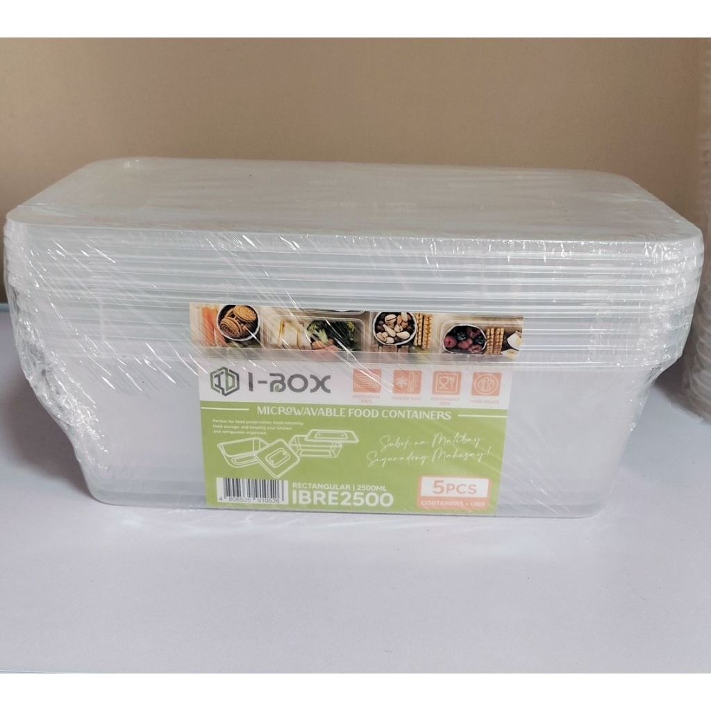 ibox microwavable rectangel 2500ml | Shopee Philippines