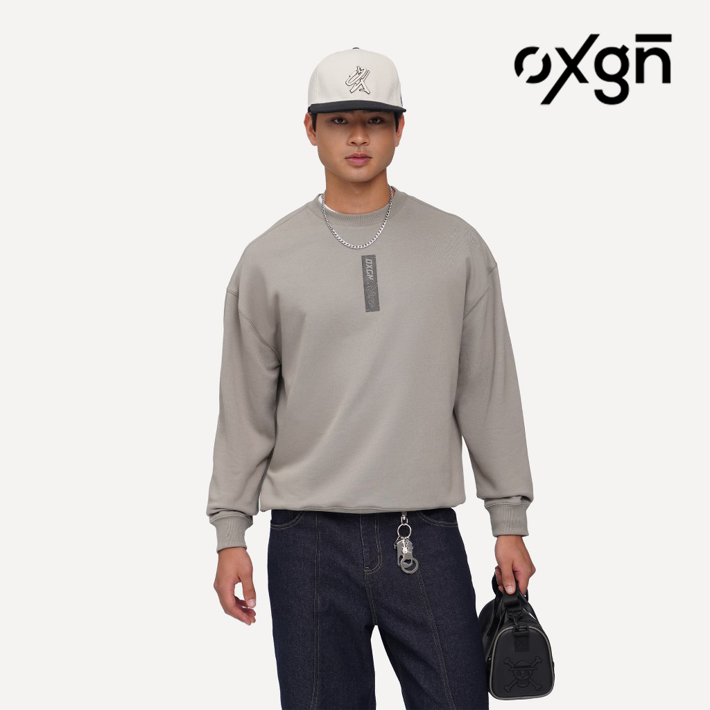 OXGN Culture Graphic Pullover For Men (Moss Green) | Shopee Philippines