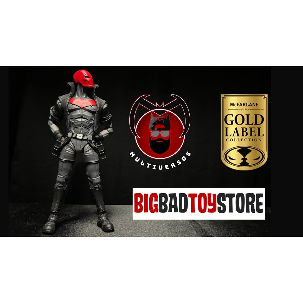 MCFARLANE DC MULTIVERSE RED HOOD NEW 52 BLACK & WHITE ACCENT BIGBADTOYSTORE 2024 EXCLUSIVE ...