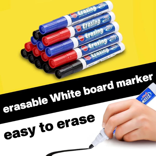10pcs/box Whiteboard Marker White board Marker Whiteboard Water-based ...