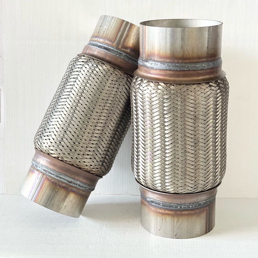 Flexible Braided Pipe Stainless Exhaust Flexible Pipe Approx. 12in/30cm ...