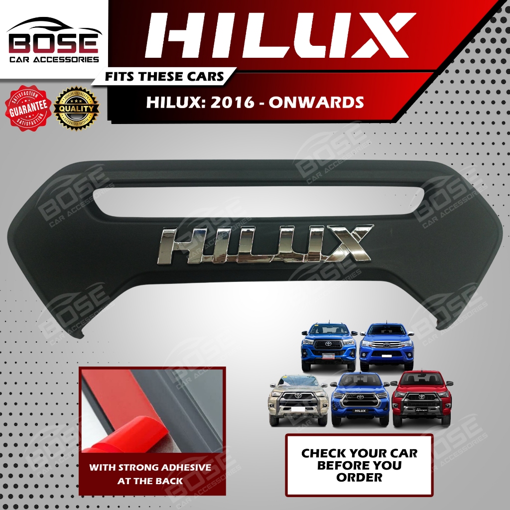 Bodykit Tailgate for Toyota Hilux 2016 - Onwards High Quality Body Kit ...