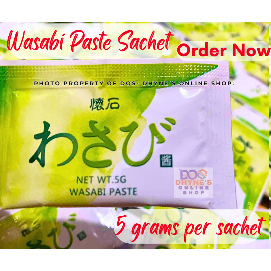 Japanese Wasabi Paste Sachet 5grams | Hot Spicy. | Shopee Philippines