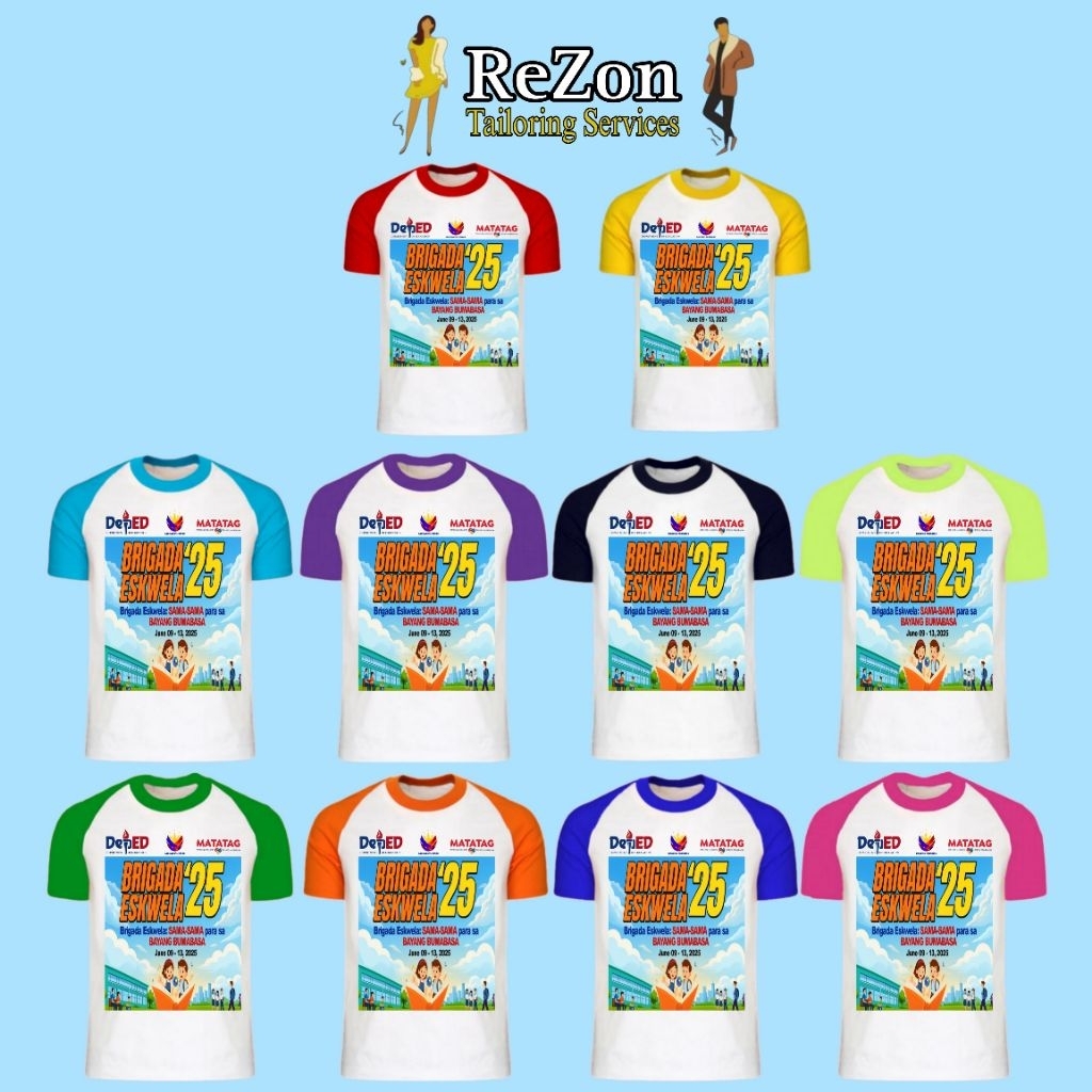 BRIGADA ESKWELA'25 SAMA-SAMA para sa BAYANG BUMABASA Sublimated Design ...