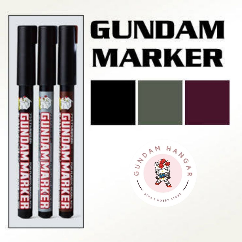 GUNDAM MARKER Fine Pour Type - Bandai | Shopee Philippines
