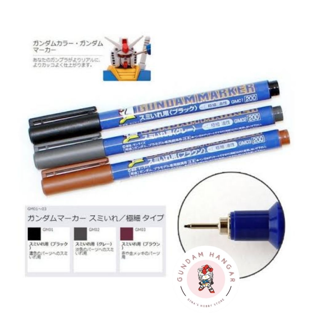 Gundam Marker Fine Tip | Shopee Philippines