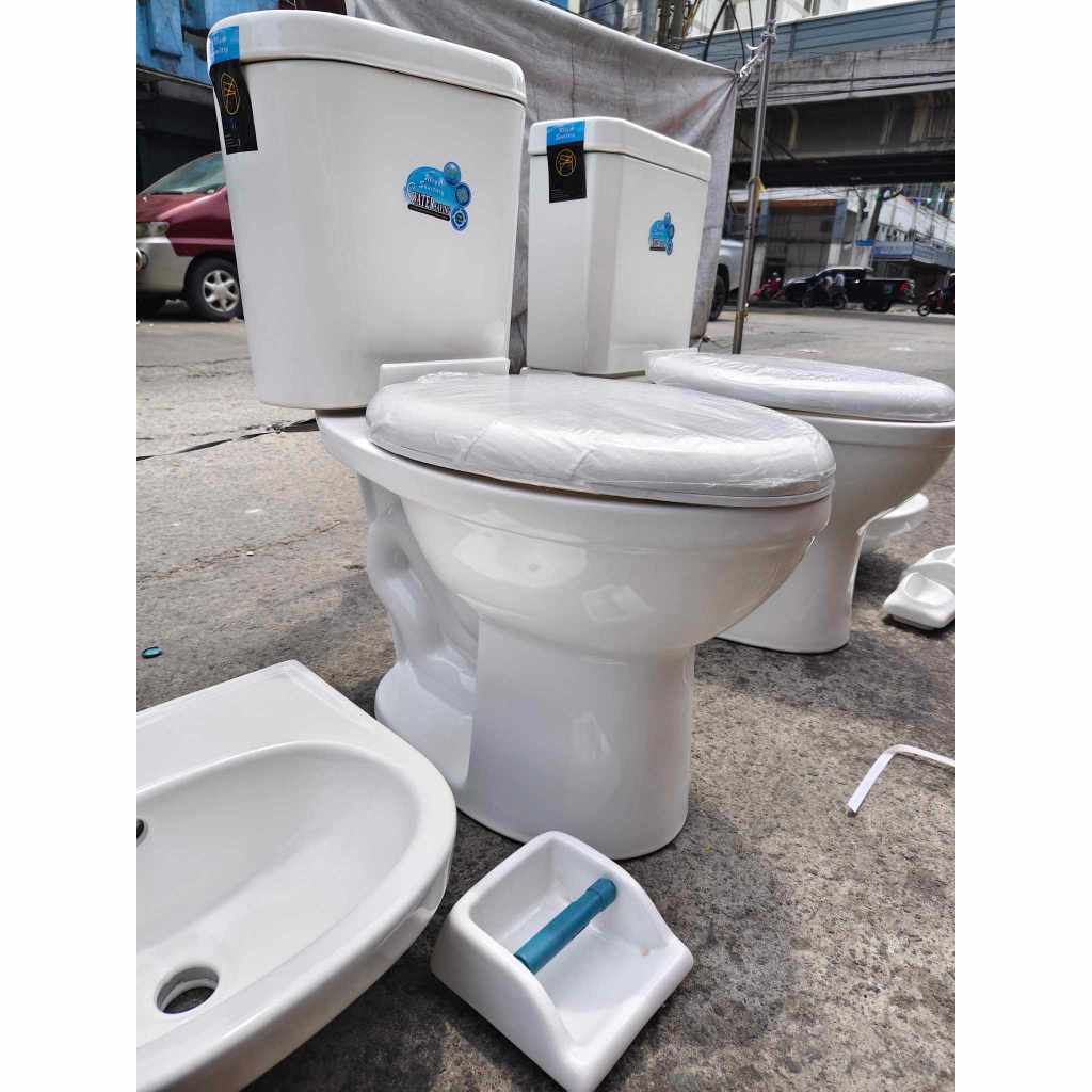 Lavatory & toilet SET Toilet bowl and bathroom sink / Ceramic Bathroom ...