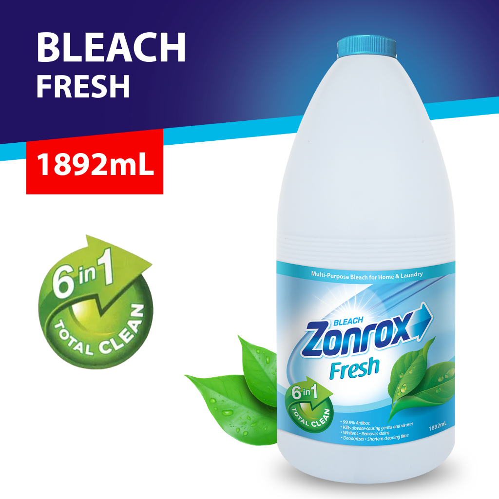 Zonrox Bleach Fresh Scent Half Gallon (1892 mL) | Shopee Philippines