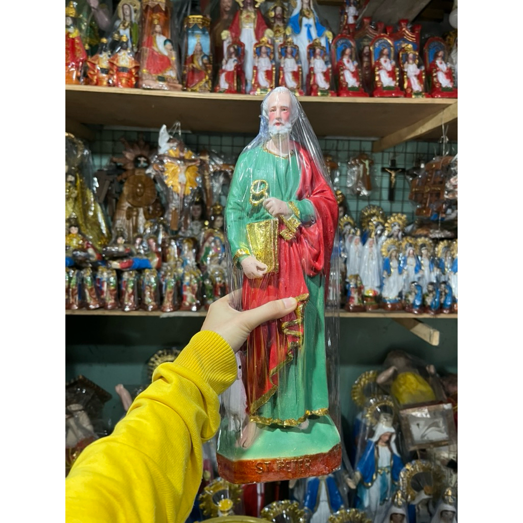Saint Peter statue (The patron saint of popes and of Rome) | Shopee ...
