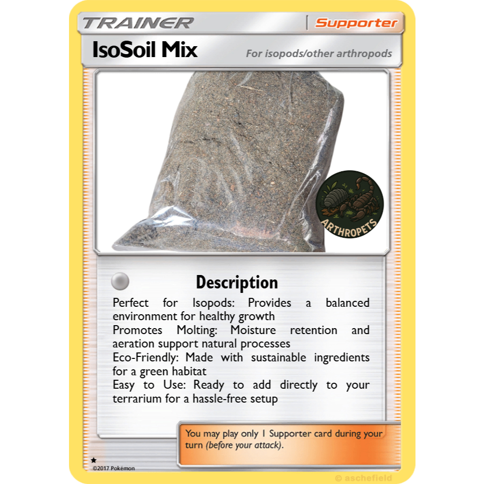 [Supplement] Pokemon-inspired Isopod Card - IsoSoil Mix | Shopee ...
