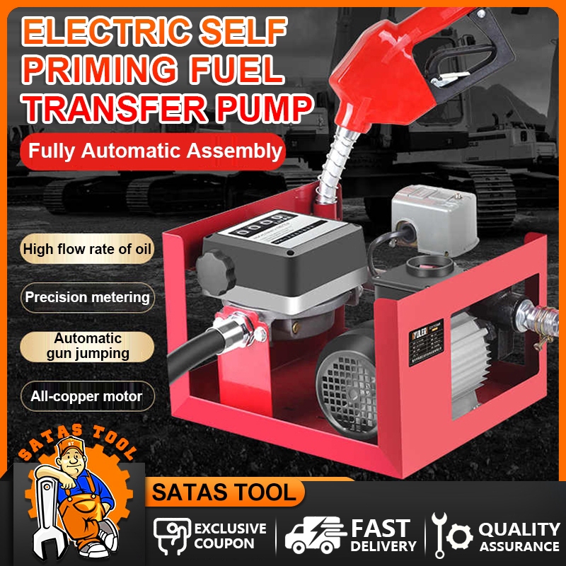 Electric fuel self-priming delivery pump 60 liters/minute, diesel ...