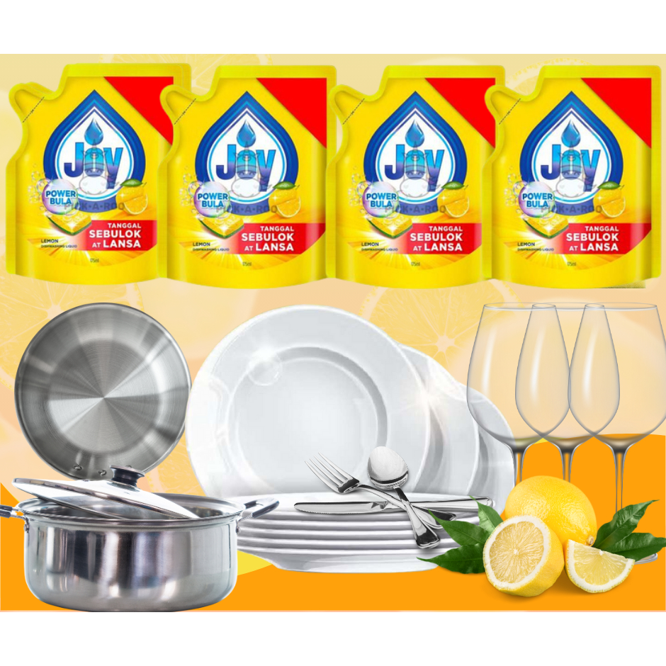 Dishwashing JOY Liquid Refill Pack 165ml-175ml Lemon,joy dishwashing liquid | Shopee Philippines