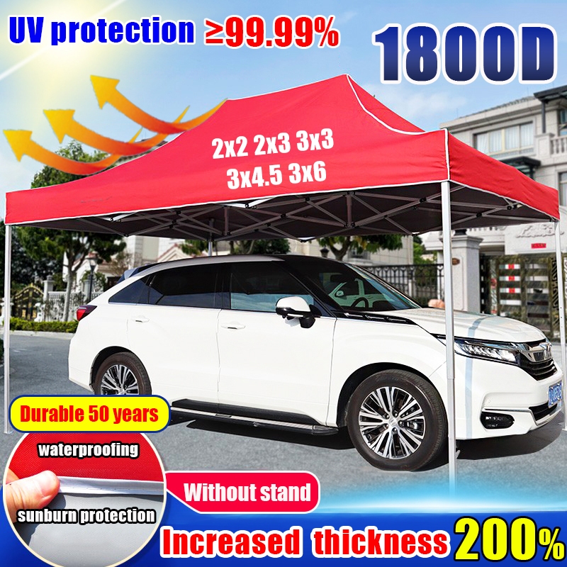 ⭐1800D Thickened⭐retractable tent 2x2 2x3 3x3 3x4.5 3x6M Waterproof car ...