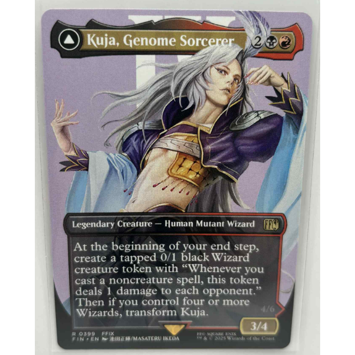 MTG TCG | FIN-0399 R (Borderless Non-foil) Kuja, Genome Sorcerer ...