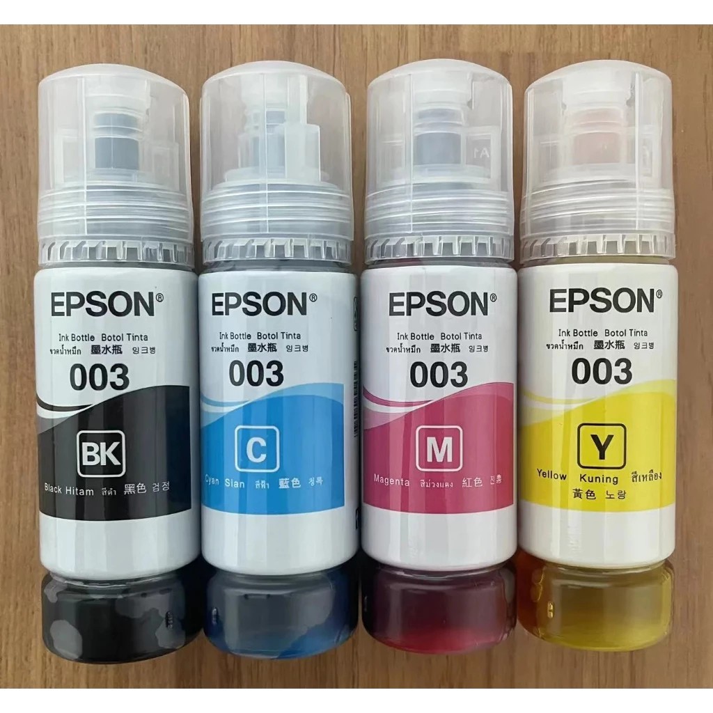 100% Original Dye.Epson ink 003.printer ink L3210/ L1110/ L3110/ L3120 ...