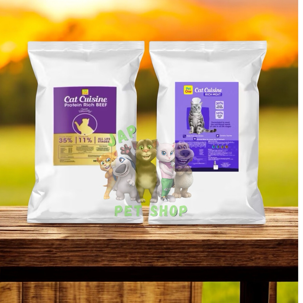 Pet One Cat Cuisine Protein Rich Beef All Life Stages 1kg | Shopee ...