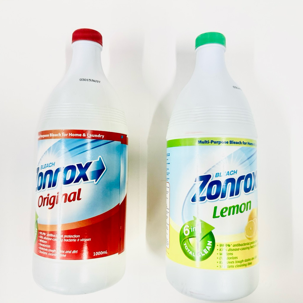 Zonrox Bleach 1000mL /500mL – Original, Lemon, Fresh | Multi-Purpose ...