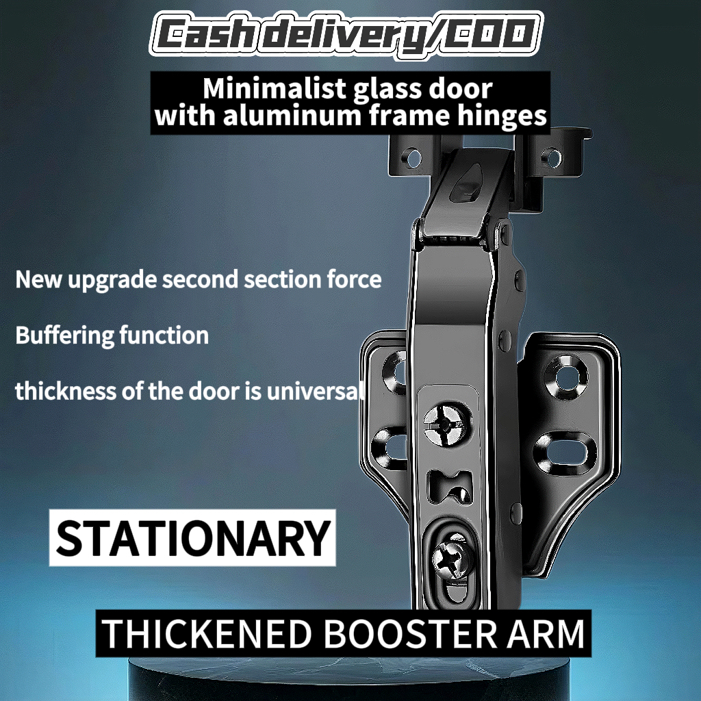 Fast Delivery (1 piece with screws) Glass door, aluminum frame hinge ...