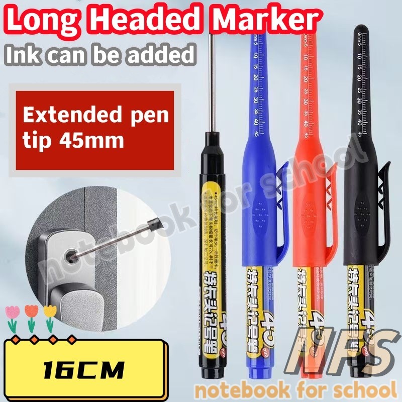 NFS 45mm Long Head Markers Pen Multi-purpose Woodworking Tile ...