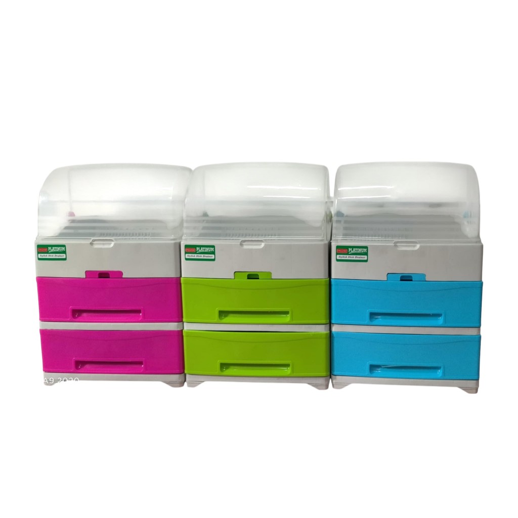 DISH DRAINER #988-2D PLATINUM UNI-LUCKY PLATUHAN (RANDOM COLOR ...