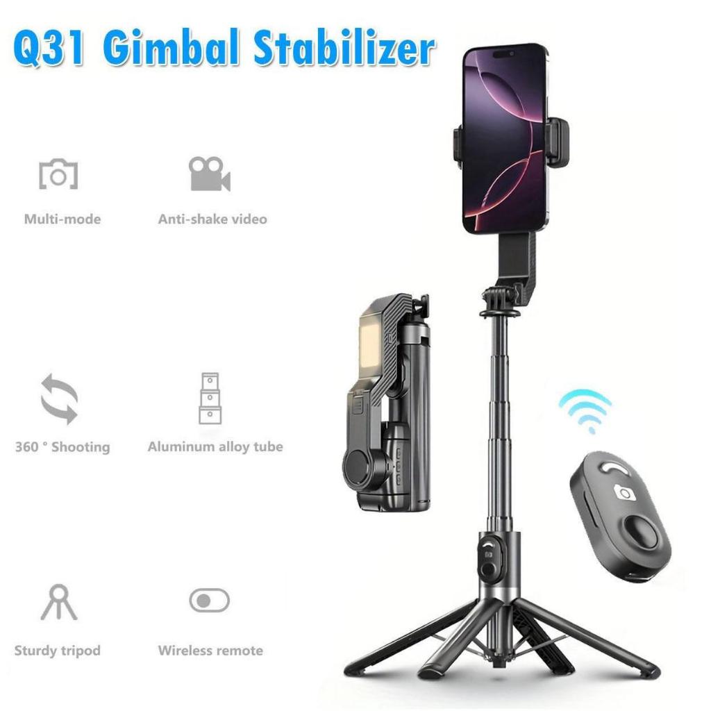 Q31 Gimbal Stabilizer for Phone Stabilizer Anti-Shake Selfie Stick ...