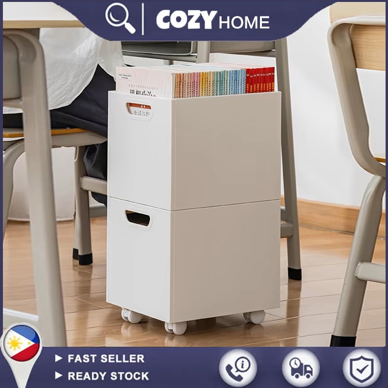 Student Book Storage Box With Wheel Book Stationery With Wheels ...