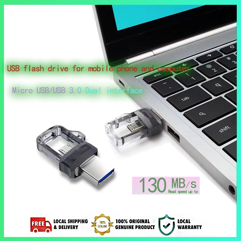 Ultra Dual Drive 128GB 256GB USB 3.0 OTG Flash Drive OTG Two-in-One ...