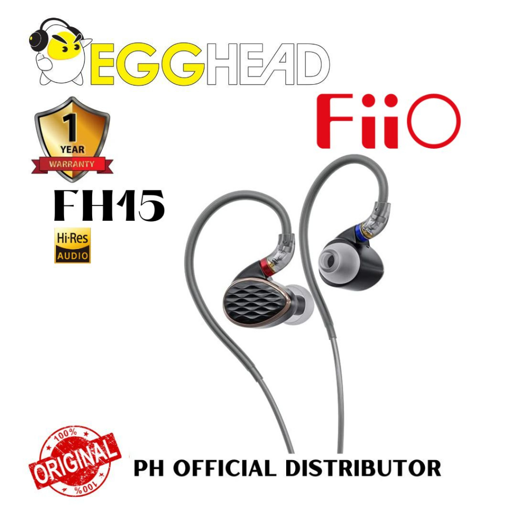 FiiO FH15 | 3 Balanced Armature 1 Dynamic drivers - IEM | Shopee Philippines