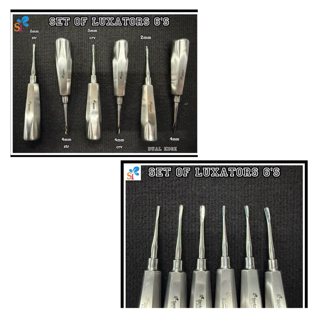 Set of Luxators/ Elevator 6’s SURDENT GERMANY STAINLESS | Shopee ...