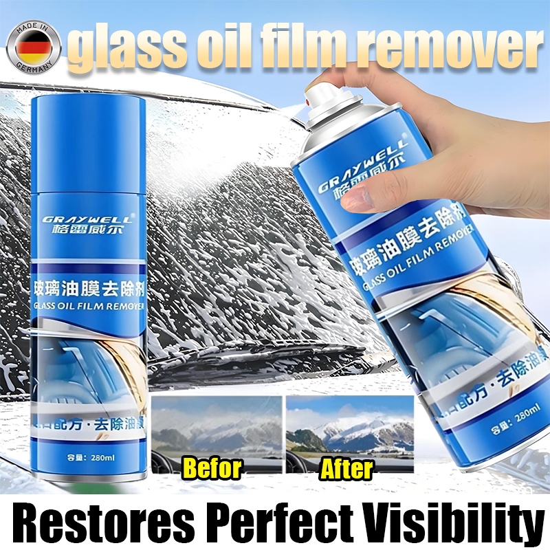 Glass oil film removal spray windshield cleaner glass stain remover ...