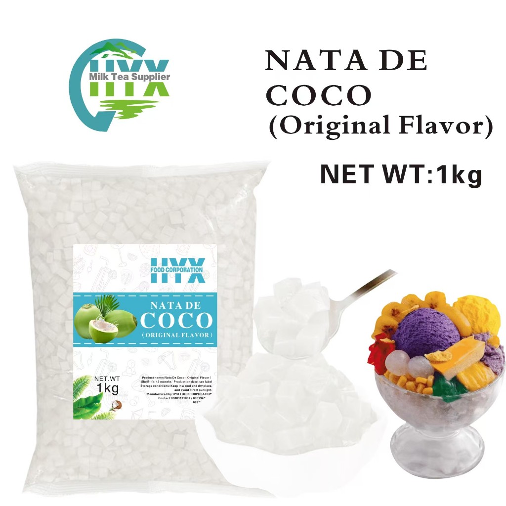 HYX NATA DE COCO, MILK TEA, FRUIT TEA, SINKERS 1 KG QUALITY PRODUCT ...