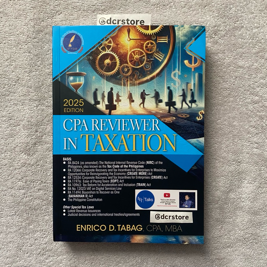 CPA Reviewer in Taxation by Enrico D. Tabag (2025) | Shopee Philippines