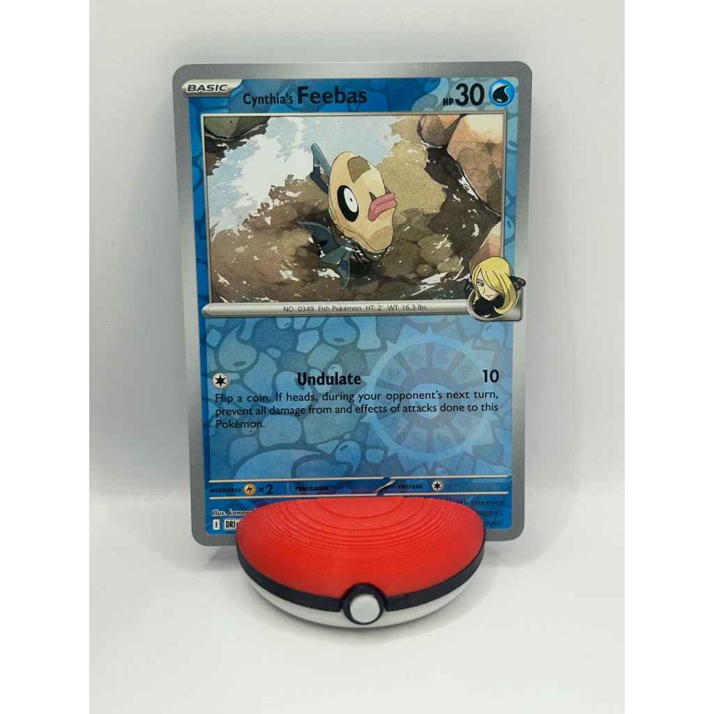 Pokemon TCG: Cynthia’s Feebas - 052/182 - SV10: Destined Rivals ...
