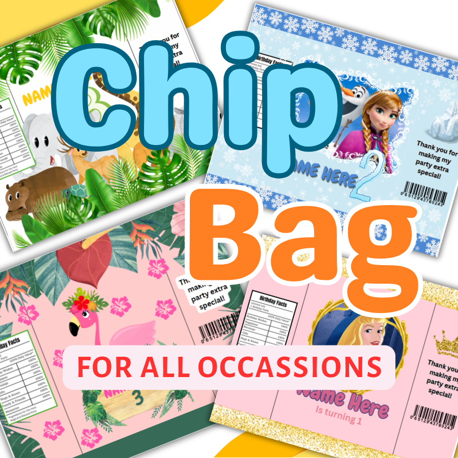 Customized Chip Bag | Loot Bag for all occasions | Sold per piece ...