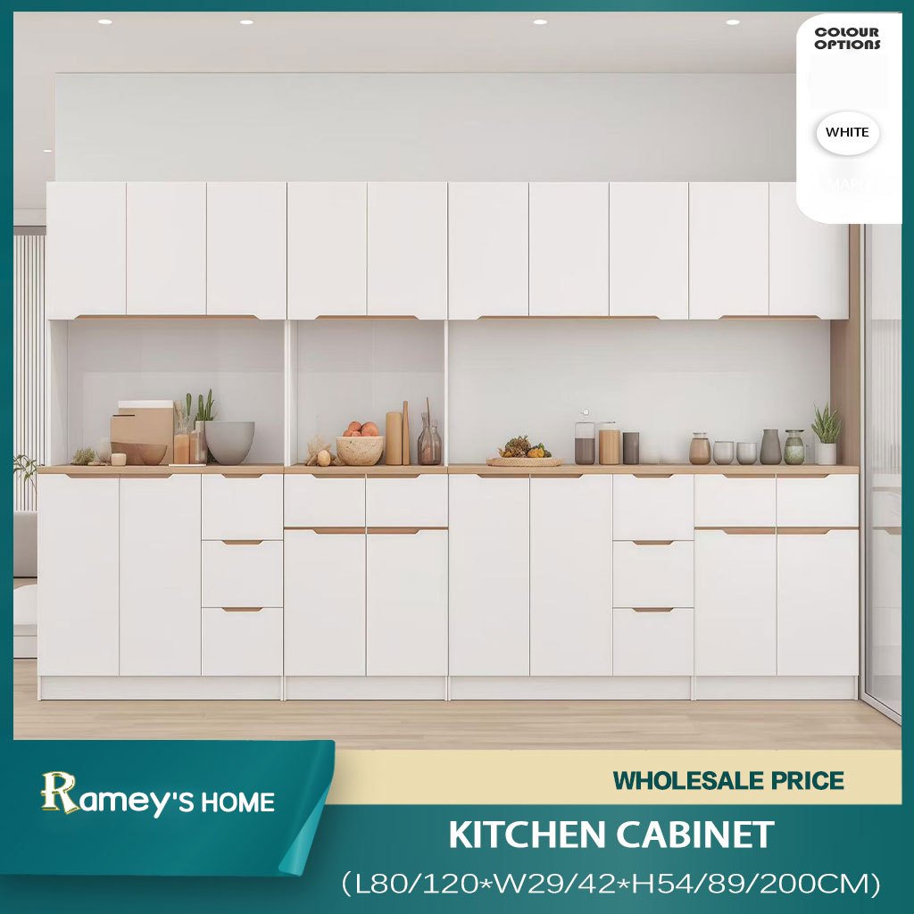 RAMEY Kitchen Cabinet Wall Cabinet Combination Storage Cabinet | Shopee ...