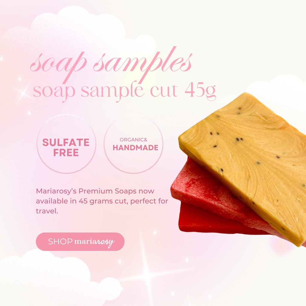 Mariarosy Whitening Soaps Sample Cuts/ Travel Size (Gluta Sunflower ...